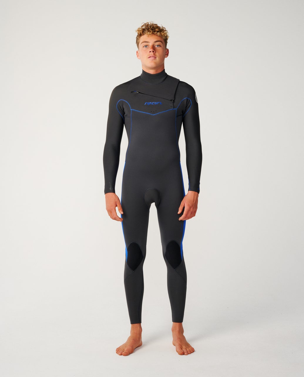 Mens Dawn Patrol 4/3 Chest Zip Steamer Wetsuit – Rip Curl